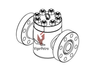 China CHECK VALVE ASSEMBLY, TYPE- SWING,  4-1/16