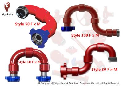 China API16C HIGH PRESSURE LONG SWEEP (LONG RADIUS) SWIVEL JOINTS FMC/SPM/ANSON COMPATIBLE for sale