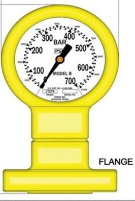 China MUD Pressure Gauge, 2.06-5K, RJ, R-24 0-5000 Psi, 2-1/16