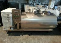 China Inox Milk Cooling Tank 10000L Horizontal Type with 74kW Refrigeration and 19.2kW Power for sale
