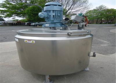 China 1000L 2000 Gallon Stainless Steel Heating Mixing Tank with 3mm Shell Thickness for Food Beverage Industry for sale