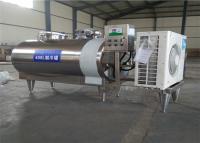 China 2000L Horizontal Milk Cooling Tank SUS304 Stainless Steel 240V 3.8kW Refrigeration System for sale