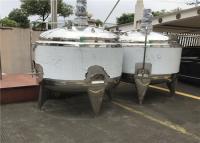 China Industrial Stainless Steel Fermentation Tanks 500-7000L Capacity with SUS304/SUS316L Construction for sale