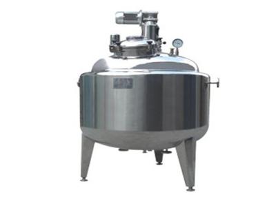 China Stainless Steel Jacketed Mixing Tank 100-6000L Capacity with 36-60 RPM Agitator for Food & Pharmaceutical Industries for sale