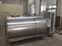 China Industrial Stainless Steel Milk Cooling Tank 200L-10000L Capacity with 5kW-70kW Refrigeration for sale