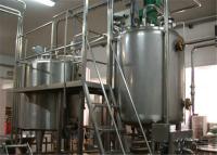 China 304/316 Stainless Steel Fermentation Tank with 500-7000L Capacity and 60mm Insulation for Food Processing for sale