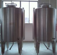 China Stainless Steel Jacketed Wall Milk Mixing Tank 500-7000L Capacity SUS304/SUS316L For Beverage Industry for sale