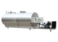 China Stainless Steel Milk Cooling Tank 1000L 2000L 3000L Capacity with 3.8-19.2kW Power for sale
