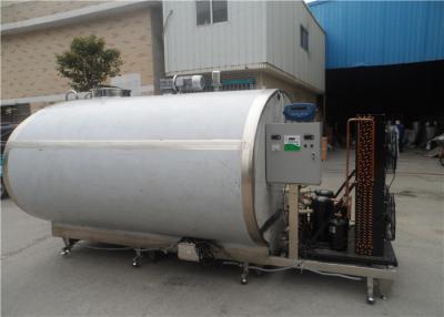 China 1000L-3000L Stainless Steel Milk Cooling Tank with 15kW Refrigeration and Air Compressor for sale
