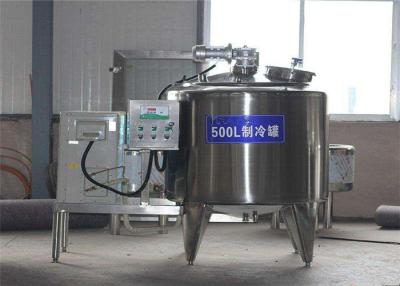 China 2000-6000L Stainless Steel Milk Cooling Tank with 15KW Air Compressor for Dairy Farms for sale