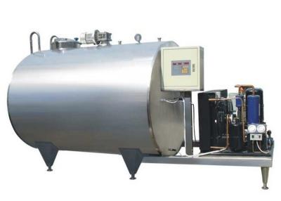 China Stainless Steel Milk Cooling Mixing Tank 200L to 10000L with ABB Siemens Motor for sale