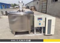 China Stainless Steel Milk Cooling Tank 200L-10000L Capacity with Electric Control Box and 5kW-70kW Cooling for sale