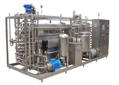 China PLC Screen UHT Tubular Sterilization Machine 5000LPH Capacity for Milk, Juice & Beverage Processing for sale