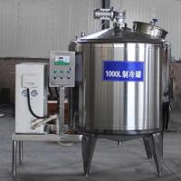 China Industrial Milk Cooling Tank 500L to 20000L Vertical Horizontal SUS304 with ABB Motor for sale