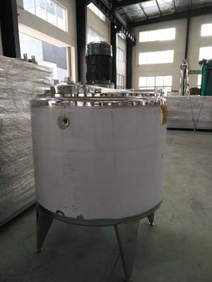 China Stainless Steel Ice Cream Mixing Tank with Heating & Cooling 100-30000L Capacity 0-200°C Temperature Range for sale