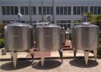 China 3000L 4000L Stainless Steel Mixing Tank Insulated Water Storage Tank CE ISO for sale
