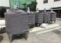 China Kaiquan Stainless Steel Liquid Mixing Tank 500-20000L Capacity with Steam Heating for Dairy Processing for sale