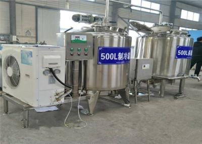 China Stainless Steel 304 Milk Cooling Tank 1000L with Control Box for Dairy Farm for sale