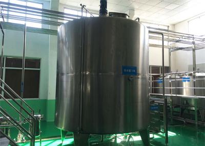 China Stainless Steel Jacketed Mixing Tank 500-7000L Capacity for Milk Production Heating Cooling for sale