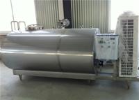 China Sanitary Stainless Steel Milk Chiller Tank 200L to 10000L Horizontal Vertical KQ Series for sale