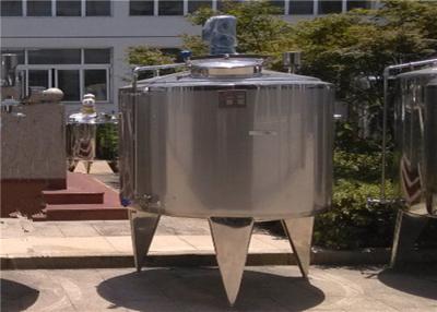 China Stainless Steel Fermentation Tank Reactor 500-7000L Capacity with 60mm Insulation for Food Beverage Processing for sale