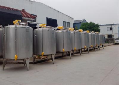 China Sanitary Stainless Steel Mixing Tank with Agitator - 500L to 7000L Capacity, SUS304/SUS316L Construction for sale