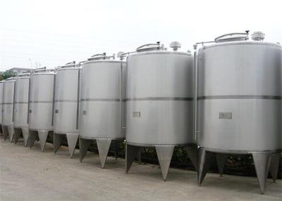 China Stainless Steel Jacketed Mixing Tanks 500-7000L with 60mm Insulation for Beverage & Dairy Processing for sale