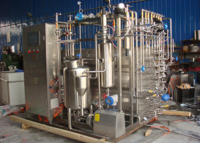 China Automatic UHT Sterilization Machine Tubular Type For Milk Juice Liquid for sale