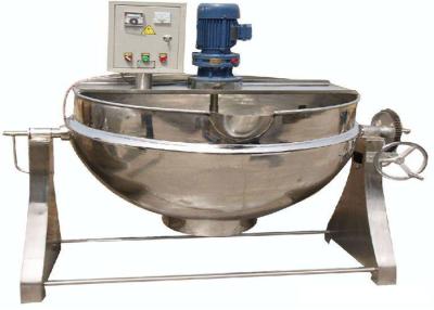 China Food Grade Stainless Steel Jacketed Kettle 100L-1000L Capacity with 304 SS Construction and 0.15 Mpa Working Pressure for sale