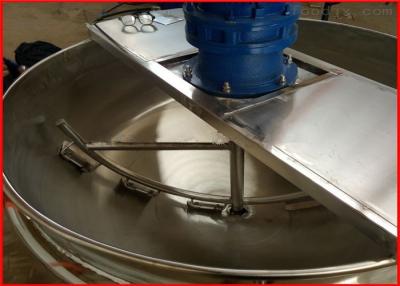 China Stainless Steel Electric Steam Jacketed Kettle 300L-1000L Capacity with Scraper Mixer for Food Processing for sale
