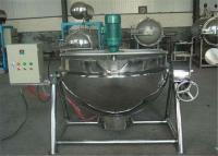 China Industrial Electric Jacketed Cooking Kettle 50-2000L Capacity with Steam/Electric/Gas Heating for Food Processing for sale