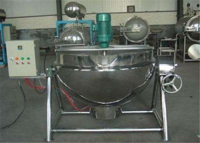 China Industrial Electric Jacketed Cooking Kettle 50-2000L Capacity with Steam/Electric/Gas Heating for Food Processing for sale