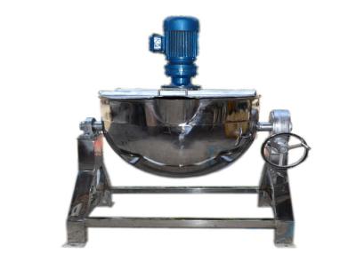 China Industrial Jacketed Cooking Kettle 50-600L Capacity with Steam or Electrical Heating for Food Processing for sale