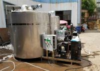 China 3000L-5000L Stainless Steel Milk Cooling Tank Industrial Grade with 380V Power and 36r/min Agitator for sale