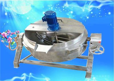China Stainless Steel Electric Jacketed Kettle 300L-1000L Capacity with 380V Heating System and 1.15-1.65m² Heating Surface for sale