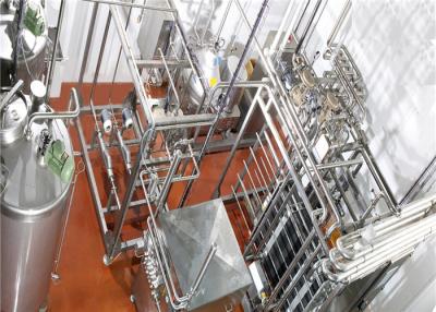 China Complete Raw Milk Processing Line with 500KG Capacity and 137°C UHT Sterilization for Glass/PE Bottle Packaging for sale