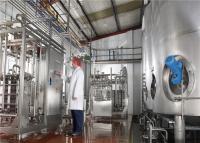 China Large Capacity Milk Pasteurization Equipment 1000L/H to 10T/H UHT Yogurt Processing Line with 137°C Sterilization for sale