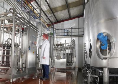 China Large Capacity Milk Pasteurization Equipment 1000L/H to 10T/H UHT Yogurt Processing Line with 137°C Sterilization for sale