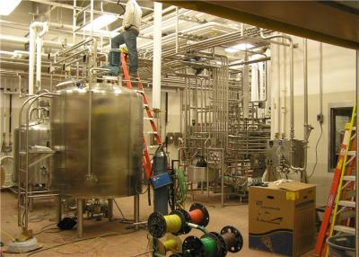 China Sanitary Stainless Steel Yogurt Milk Production Line 1000-10000L/h Capacity with ODM/OEM Options for sale