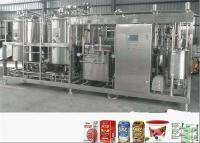 China Automatic Food Grade Stainless Steel Processing Line for Yogurt & Juice - 2000-5000L/Shift Capacity, 38KW Power for sale
