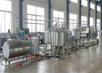 China Stainless Steel Yogurt Production Line 0.5-100T/D Capacity with CIP Cleaning System for sale