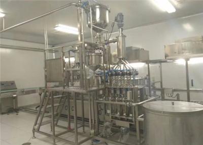 China Stainless Steel Yogurt Processing Line 200ML 250ML 300ML with 2T/D-500T/D Capacity and 72-85°C Pasteurization for sale