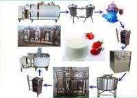China SUS304 Stainless Steel Yogurt Production Line for Small Factories - 2000L to 5000L Capacity, 35KW Power for sale