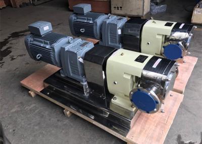 China Food Grade Sanitary Lobe Pump 125mm 72m³/h for Honey Yogurt High Viscosity Liquids for sale