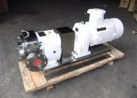 China Sanitary Stainless Steel Food Grade Rotary Lobe Pump for Honey Processing - 72 m³/h Flow Rate, 125mm Caliber for sale