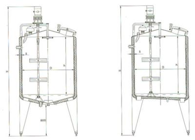 China Semi-Automatic Ice Cream Production Line with Aging Tank - 300L to 3000L Capacity, 36 RPM Mixing Speed for sale