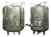 China Food Grade SS304 Wine Fermentation Tank 500-20000L Capacity with Steam Heating and Mixing System for sale