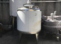 China Stainless Steel Steam Heating Milk Storage Tank 600L-20000L Capacity with SS304/316L Construction for sale