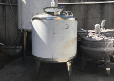 China Stainless Steel Steam Heating Milk Storage Tank 600L-20000L Capacity with SS304/316L Construction for sale