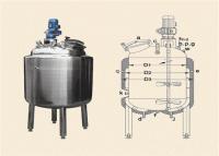China Professional Heated Stainless Steel Homogenization Tank 500L-50000L Capacity with 0-300 RPM Mixing for sale